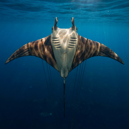 Handmade - Manta Ray Wooden Automaton – Manta Motion